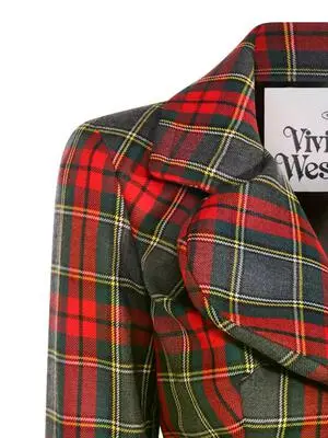 VIVIENNE WESTWOOD Tartan Blazer - Red