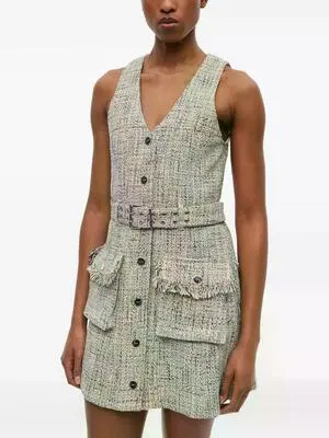 GANNI Tweed Mini Dress - 693
