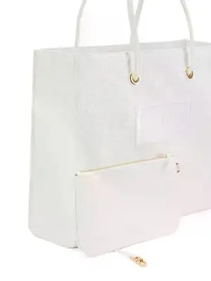 Elisabetta Franchi Large Leather Tote Bag