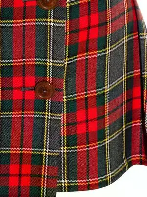 VIVIENNE WESTWOOD Asymmetric Plaid Mini Skirt