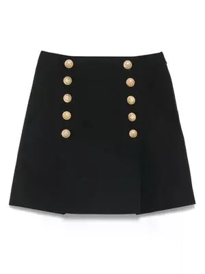 Balmain Virgin Wool High-waisted Skirt