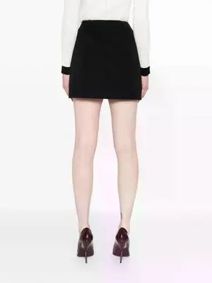 Balmain Virgin Wool High-waisted Skirt