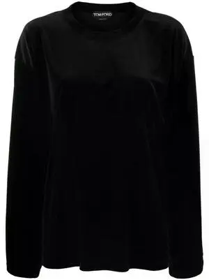TOM FORD Velour Crewneck Sweatshirt