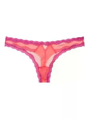 FLEUR DU MAL Tulle Brief - Orange