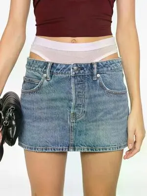 Alexander Wang Mini Denim Skirt