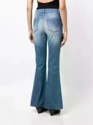 MADISON MAISON Stud-embellished Flared Jeans