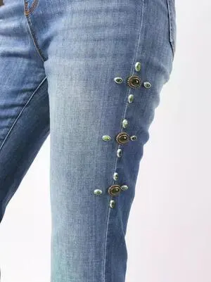 MADISON MAISON Stud-embellished Flared Jeans