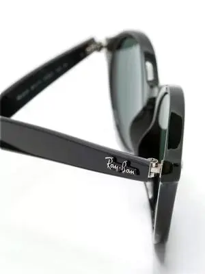 Ray-ban Oval-tinted Sunglasses - Black
