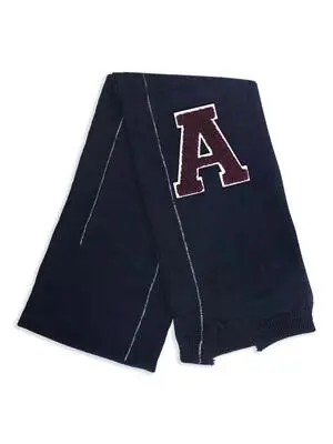 AMBUSH Logo-appliqué Scarf - Blue