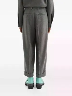 JIL SANDER Wool Trousers - Grey