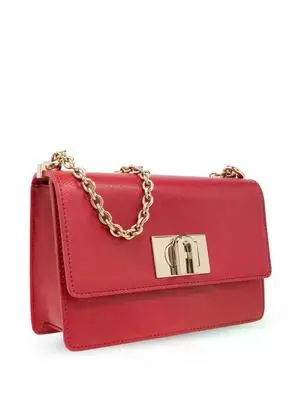 Furla Ballerina Leather Crossbody Bag - Red