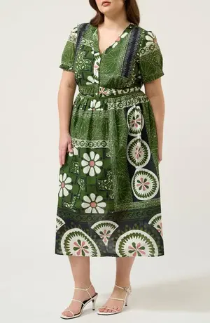 ESTELLE Ethereal Printed Maxi Dress
