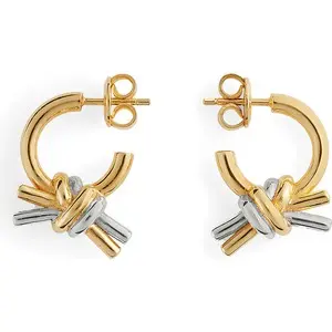 BOTTEGA VENETA Knot Hoop Earrings