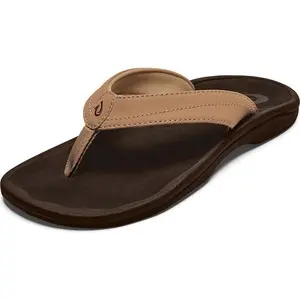 Olukai Ohana Flip Flop Almond / Dark Java
