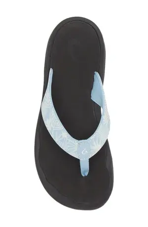 Olukai Ohana Flip Flop - Pale Blue / Black