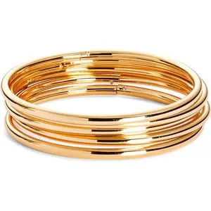 Baublebar Alexia Set Of 5 Hinged Bangles - Gold