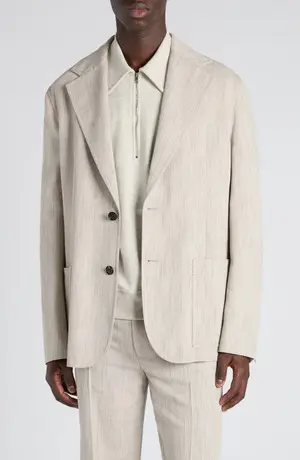 Bottega Veneta Notched Lapel Outerwear For Men