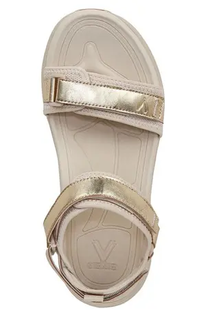 Vionic Walk Max Wanderer Sandal - Parchment/ Gold