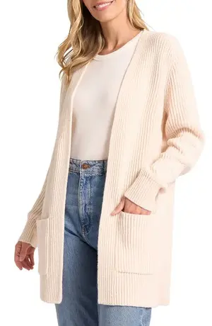 Women's Ivory Open Front Cardigans