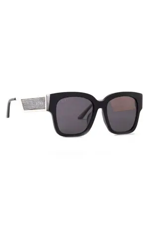 DIFF Isabella 54mm Polarized Square Sunglasses