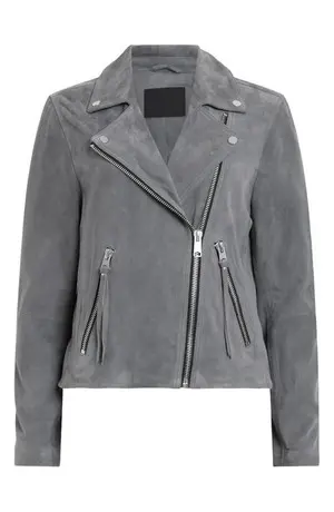 ALLSAINTS Dalby Suede Moto Jacket