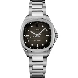 MIDO Multifort Square Automatic Bracelet Watch - Grey