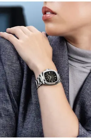 MIDO Multifort Square Automatic Bracelet Watch - Grey