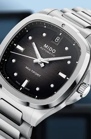 MIDO Multifort Square Automatic Bracelet Watch - Grey