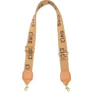 Clare V. Adjustable Crossbody Strap - Tan/chocolate
