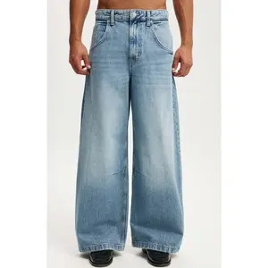 COTTON ON Y2k Super Wide Jeans - Radio Blue