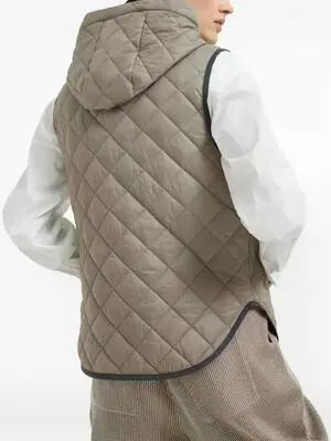 Brunello Cucinelli Quilted Gilet - Neutrals
