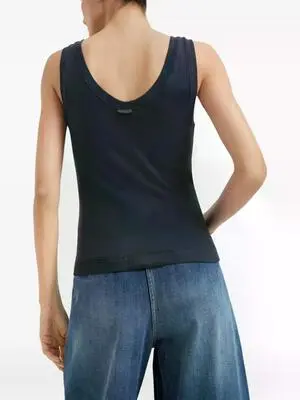 Brunello Cucinelli Ribbed Tank Top - Blue
