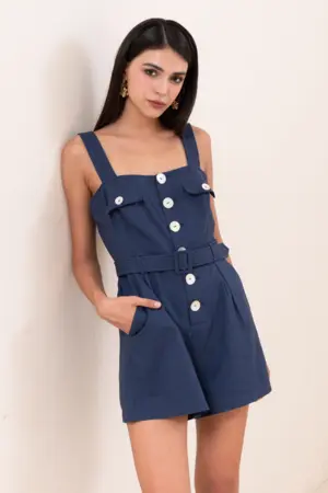 Yumi Kim Georgia Romper - Navy
