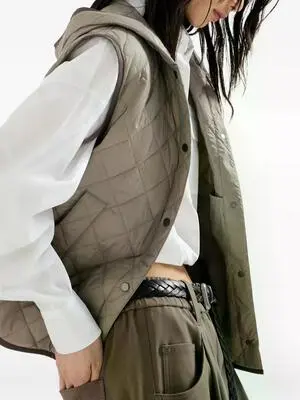 Brunello Cucinelli Quilted Gilet - Neutrals