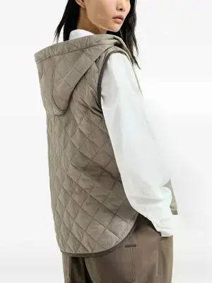 Brunello Cucinelli Quilted Gilet - Neutrals