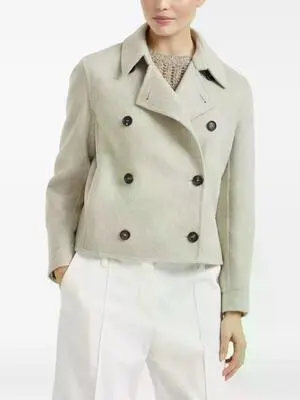 Brunello Cucinelli Brushed-finish Jacket