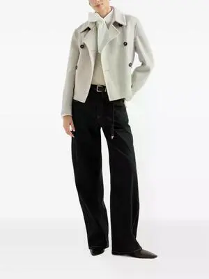 Brunello Cucinelli Brushed-finish Jacket - Neutrals