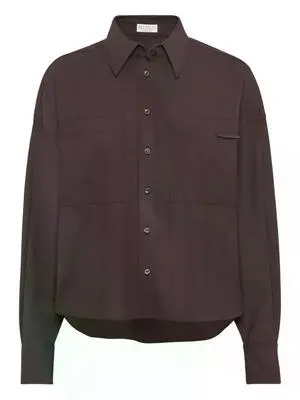Brunello Cucinelli High-low Shirts For Women
