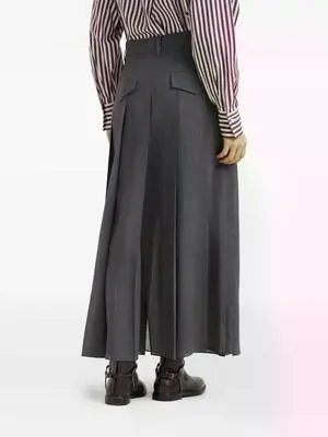 Brunello Cucinelli Pleated Maxi Skirt