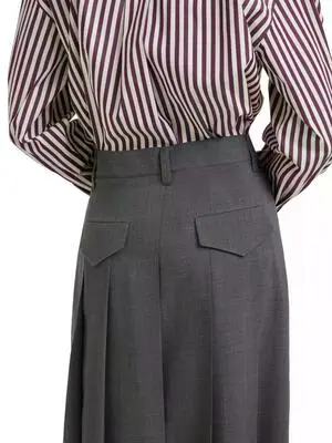 Brunello Cucinelli Pleated Maxi Skirt