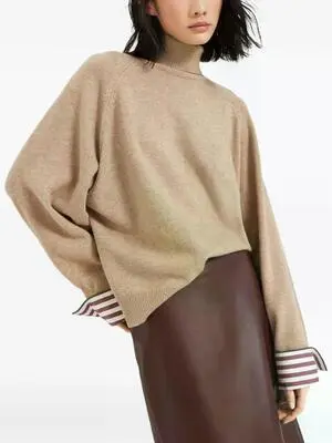 Brunello Cucinelli Cashmere Roll Neck Sweater