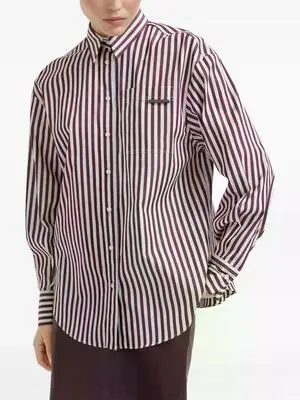 Brunello Cucinelli Striped Shirt - Red
