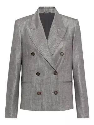 Brunello Cucinelli Button Detailed Blazers For Women