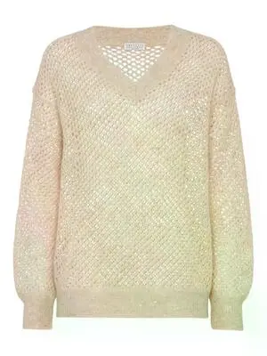 Brunello Cucinelli Open-knit Sweater
