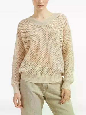 Brunello Cucinelli Open-knit Sweater
