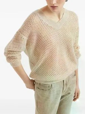 Brunello Cucinelli Open-knit Sweater