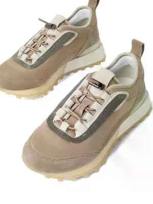 Brunello Cucinelli Suede Sneakers - Neutrals
