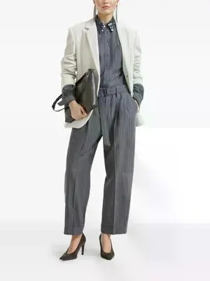 Brunello Cucinelli Pinstripe Sartorial Trousers