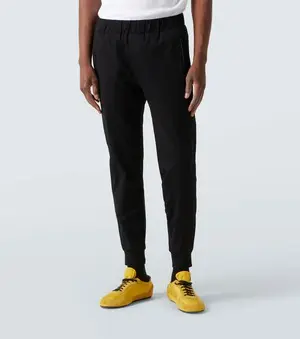 Prada Technical Cotton-blend Slim Pants