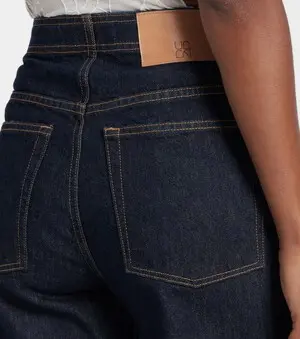 Ulla Johnson Bianca High-rise Wide-leg Jeans - Blue